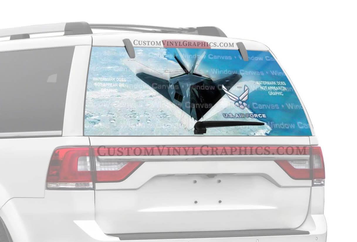 USAF 117 Rear Window Decal – Custom Vinyl Graphics