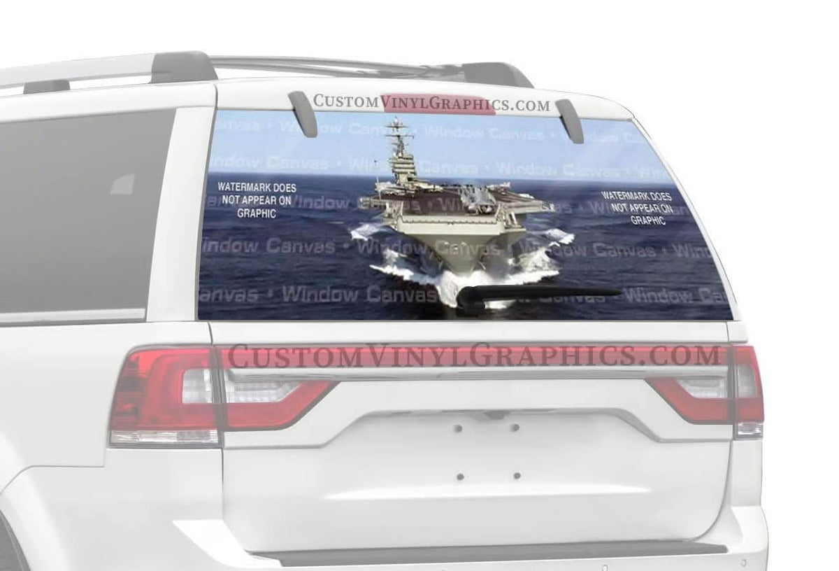 All Ahead Full Rear Window Decal – Custom Vinyl Graphics
