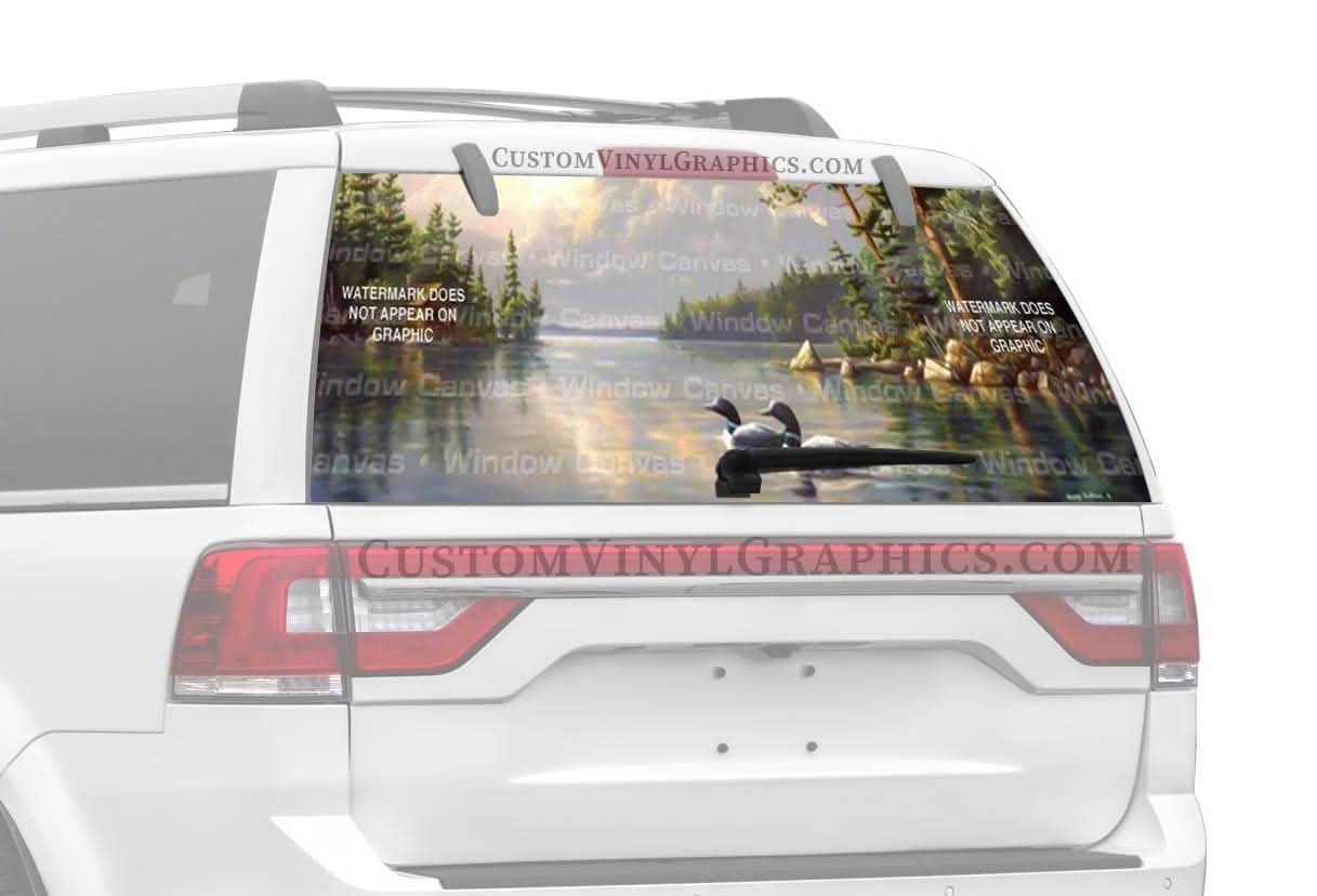 Summertime Loons Rear Window Decal – Custom Vinyl Graphics