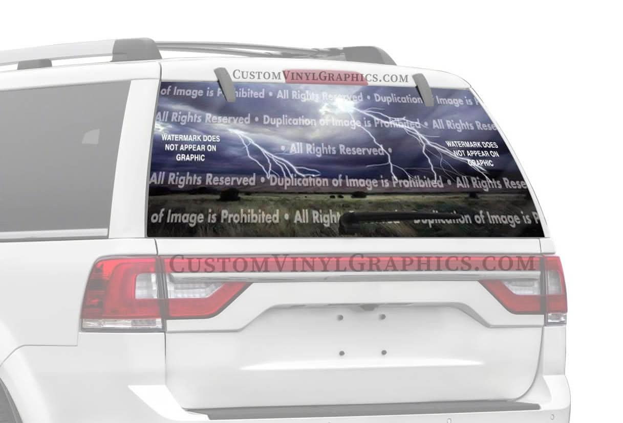 Range Lightning Paradiso Rear Window Decal – Custom Vinyl Graphics