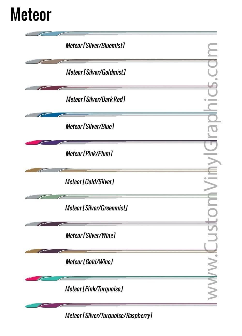Meteor Vinyl Graphic – Custom Vinyl Graphics