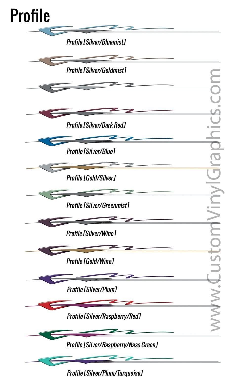 Profile Vinyl Graphic – Custom Vinyl Graphics