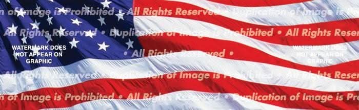 US Flag 2 Rear Window Decal – Custom Vinyl Graphics