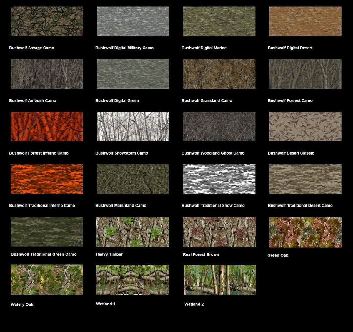 Duck Hunting Camo Patterns