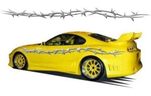 Razor Wire Vinyl Graphic – Custom Vinyl Graphics