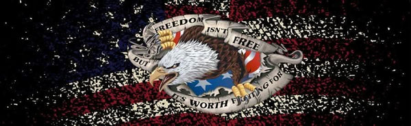 Freedom Isn't Free Abstract Truck Window Decal – Custom Vinyl Graphics
