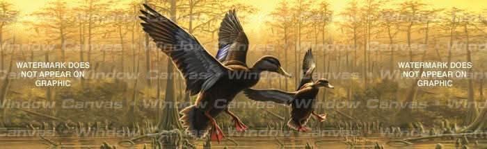 Black Ducks Rear Window Decal – Custom Vinyl Graphics