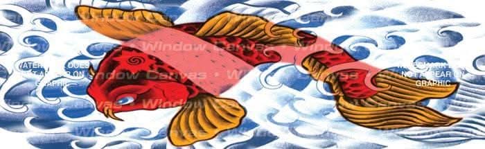 Coi Fish Rear Window Decal – Custom Vinyl Graphics