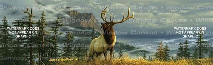 High Mountain Elk Rear Window Decal – Custom Vinyl Graphics