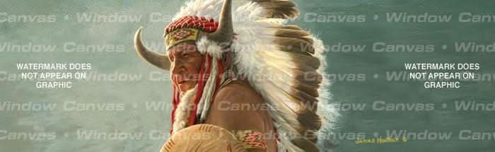 Indian Portrait Rear Window Decal – Custom Vinyl Graphics