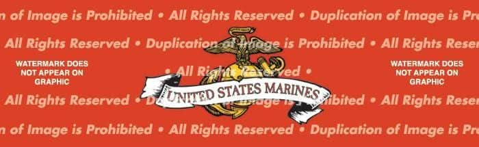 US Marines Rear Window Decal – Custom Vinyl Graphics
